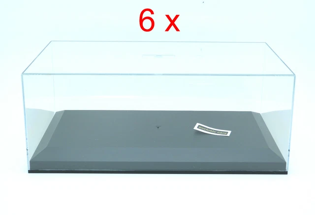 6 X COLLECTOR'S display case Plexiglass empty box model car display ...