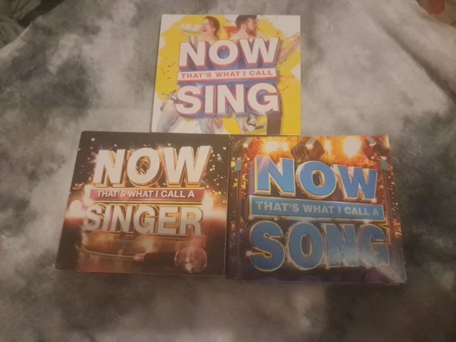 NOW THATS WHAT I Call A Song / Singer / Sing CD Bundle. Music £9.00 ...