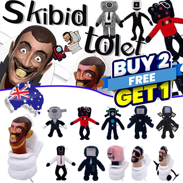 Skibidi Toilet Plush Toiletman Doll Cameraman Speakerman Stuffed Toys