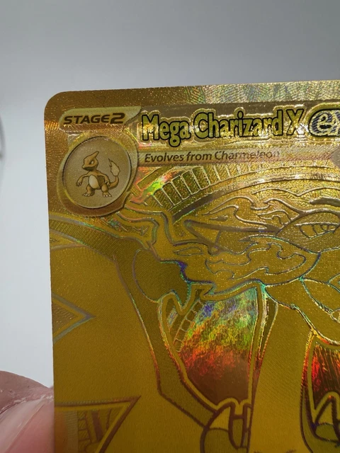 GOLD MEGA CHARIZARD X EX Phantasmal Flames 130/94 Mega Ultra Rare £339. ...