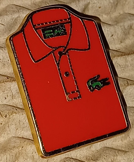 PIN’S PIN LACOSTE Chemise Ou Polo Rouge Signer Arthus Bertrand Roland Garros ? EUR 10,00 ...