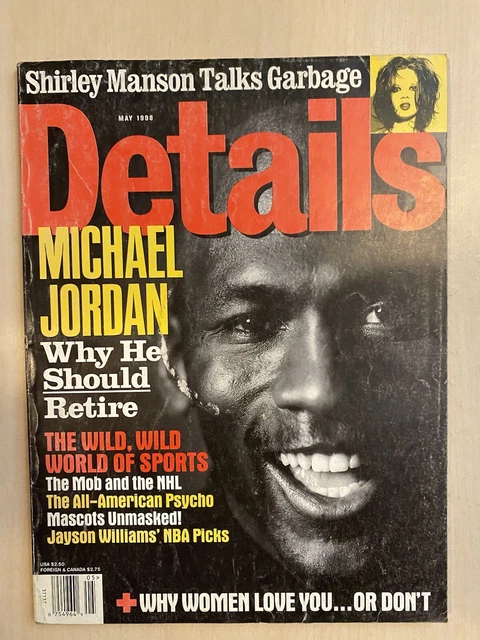 DETAILS MAGAZINE MAY 1998 - Michael Jordan, Shirley Manson EUR 9,22 ...