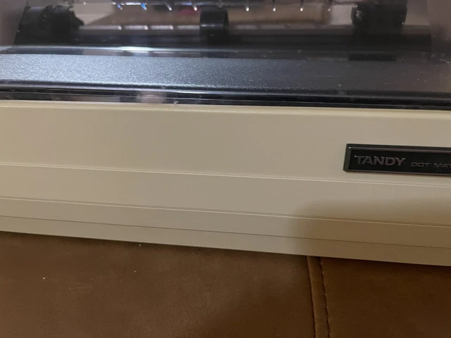 TANDY DMP 130A Dot Matrix Printer in Excellent Shape Powers On *FAST ...