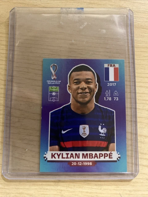 KYLIAN MBAPPE PANINI FIFA World Cup Qatar 2022 France Sticker FRA19 £1. ...