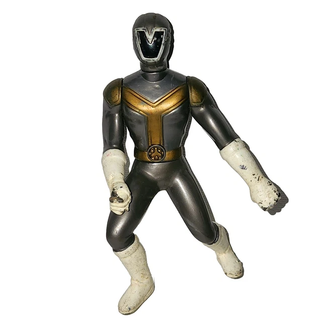 MIGHTY MORPHIN POWER Rangers Titanium Ranger Figure McDonalds Toy Saban ...
