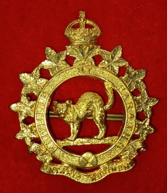 ONTARIO REGIMENT OF Canada KC WW2 Cap Badge - Canadian $65.00 - PicClick CA