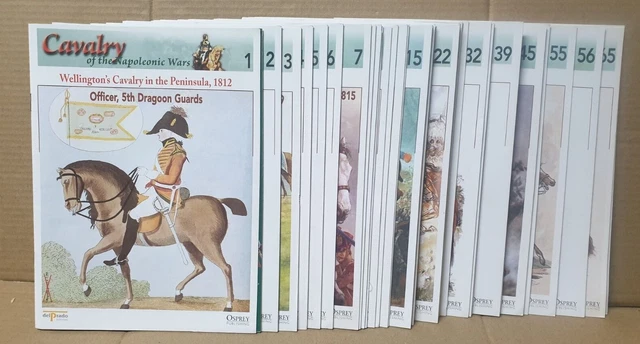 CAVALRY OF THE Napoleonic Wars Del Prado Osprey Magazine Booklet CHOOSE ...