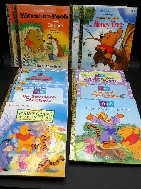 VINTAGE A LITTLE Golden Books Walt Disney's Winnie the Pooh Book Lot of 11 £7.91 - PicClick UK