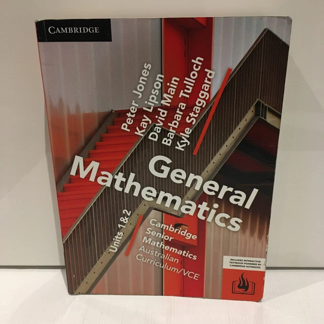 CAMBRIDGE GENERAL MATHEMATICS Units 1 & 2 VCE $12.00 - PicClick AU