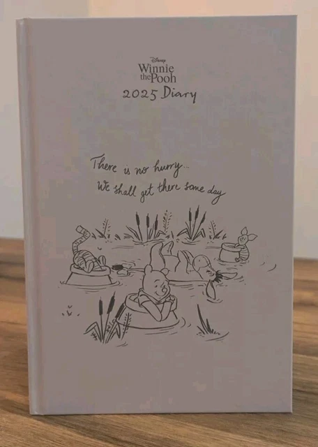 DISNEY WINNIE THE Pooh Diary 2025 A5 Day Per Page Hardback Journal ...
