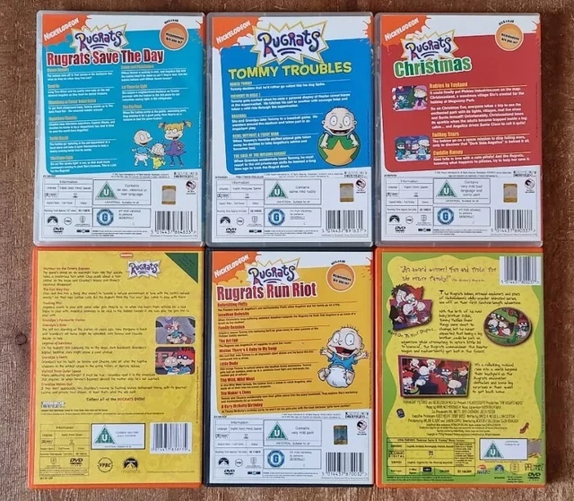 RUGRATS ANIMATED RETRO TV Series DvD Bundle X6 Compilation Releases 90s ...