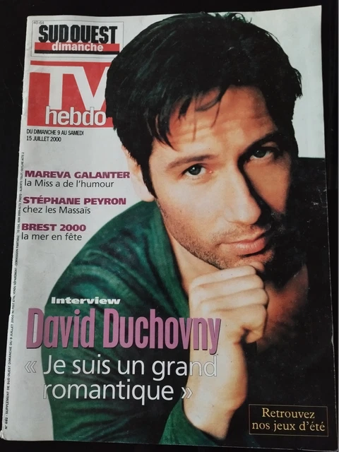 TV HEBDO DU 9/07/2000; Interview David Duchovny/ MAreva Galanter EUR 5 ...