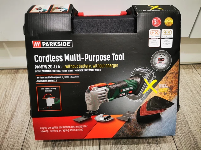 PARKSIDE PAMFW 20-LI B2 20V Cordless Multi-Purpose Tool Bare Unit No ...