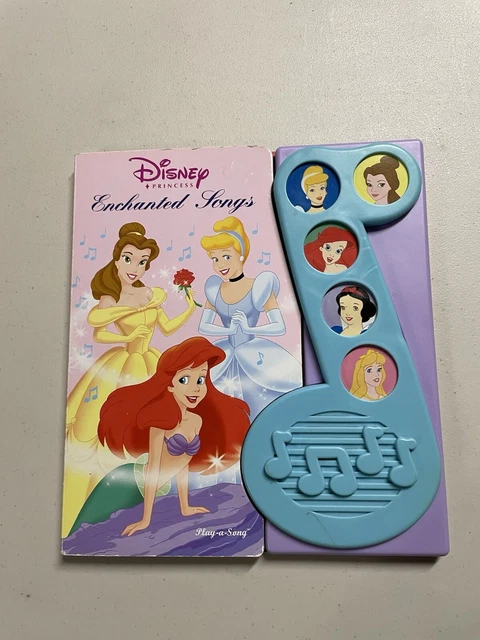 DISNEY PRINCESS ENCHANTED Songs Book With Sing-along Feature. $18.70 ...