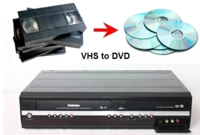 TOSHIBA VHS DVD Recorder Copy VHS to DVD New Remote & Set Up Guide DVR17KTB £129.99 - PicClick UK