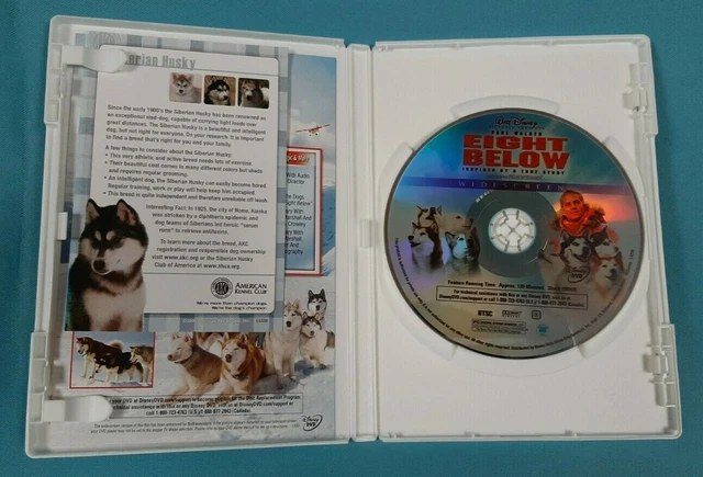 EIGHT BELOW (DISNEY DVD, 2006, Widescreen) Paul Walker, Rated PG $8.90 ...