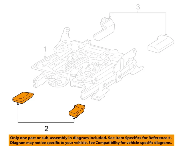 LINCOLN FORD OEM 03-05 Town Car Seat Track-Track Cover Right ...