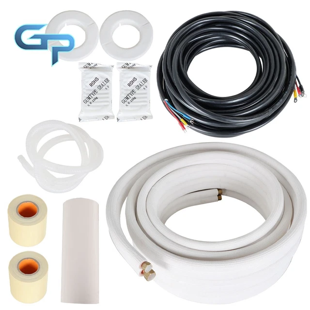 50-FT INSTALL KITS For Mini Split Heat Pump Systems 3/8Inch - 5/8Inch ...