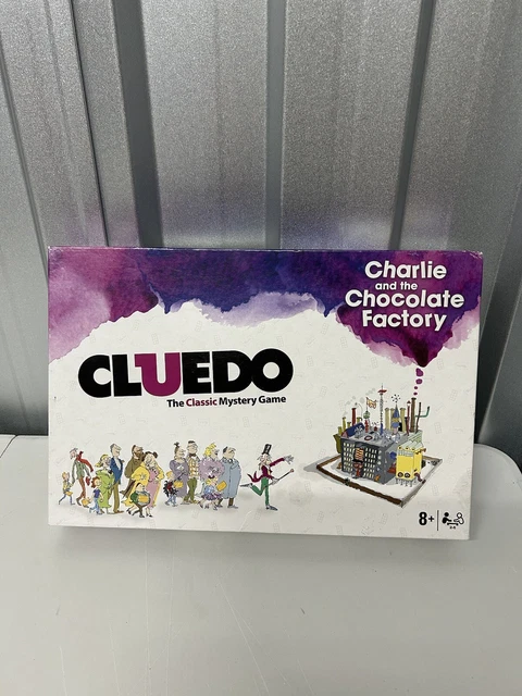 RARE CLUEDO CHARLIE and the Chocolate Factory Mystery Board Game Hasbro ...