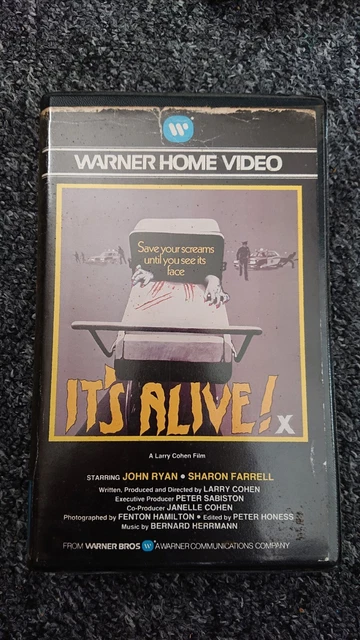 IT'S ALIVE VHS pre cert horror very rare clamshell £25.00 - PicClick UK