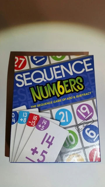 SEQUENCE NUMBERS BY Jax - The SEQUENCE Game of Add & Subtract $54.22 ...
