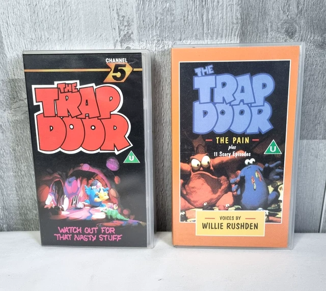 THE TRAP DOOR VHS Tapes x2 The Pain & Volume 2 - Vintage Childrens Classic 80s £9.50 - PicClick UK