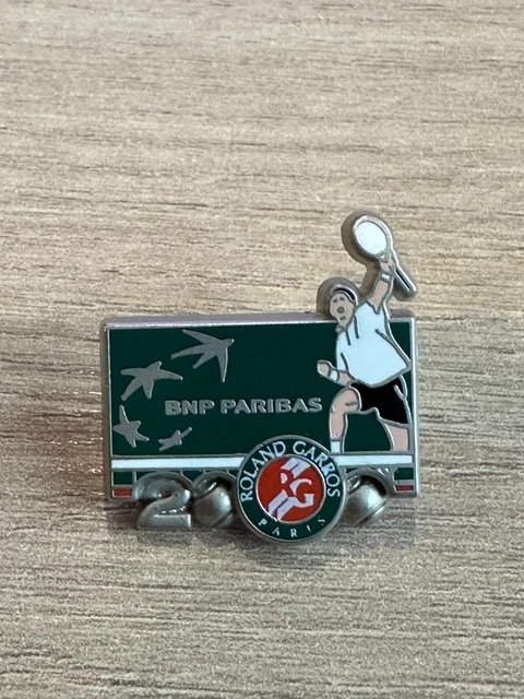 PIN'S TENNIS ROLAND Garros BNP PARIBAS 2000 Arthus Bertrand EUR 12,00 - PicClick FR