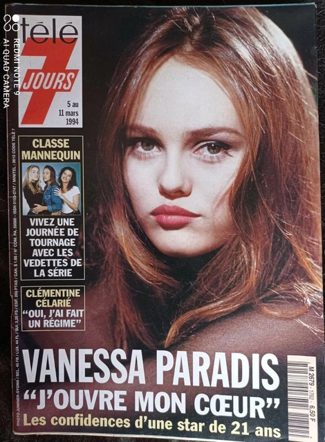 MAGAZINE TÉLÉ 7 jours Vanessa Paradis. 5 au 11 mars 1994 EUR 6,00 - PicClick FR