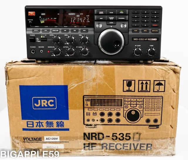 JRC NRD-535D RICEVITORE prosciutto comunicazioni radio a onde corte ...