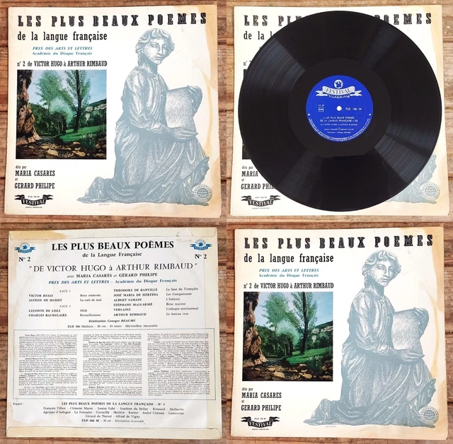 LES PLUS BEAUX POÈMES DE LA LANGUE FRANCAISE n°2 -LP-HUGO à RIMBAUD ...
