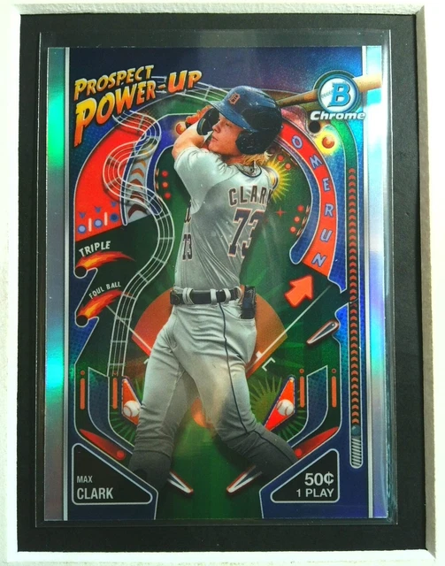 #PP-12 MAX CLARK, Detroit Tigers 2024 Bowman Chrome Prospect Power-Up ...