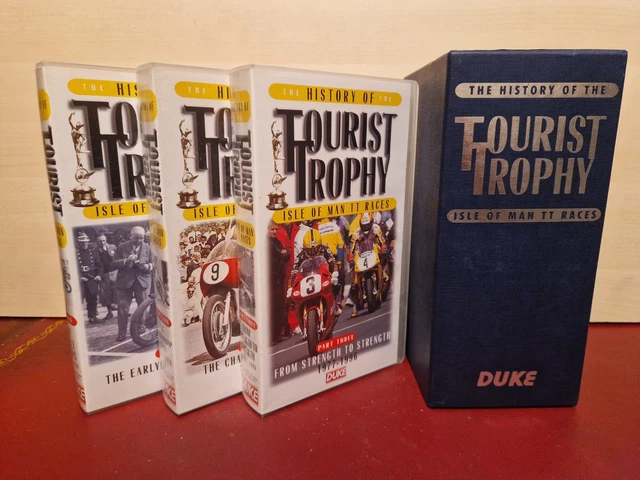 THE HISTORY OF the Tourist Trophy Isle of Man TT Race PAL VHS Video Box ...