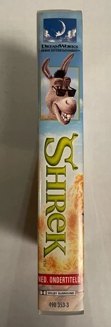 SHREK VHS Video Tape English with dutch subs clamshell EUR 10,00 ...