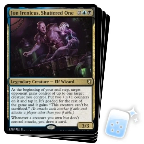 JON IRENICUS, SHATTERED One X4 MTG Commander Legends: Battle For Baldur ...