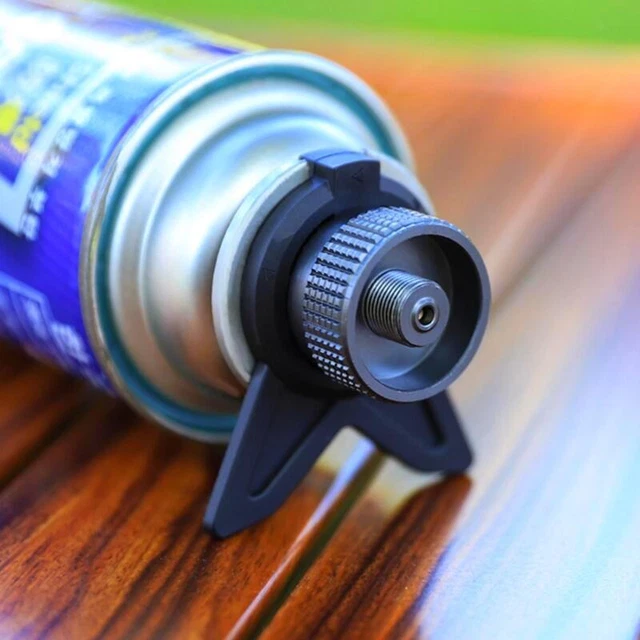 PORTABLE SCREW TYPE Gas Canister Adapter Valve for Camping Furnace ...