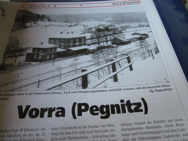 BAHNHOF MIT GLEISPLAN Vorra an der Pegnitz Bayern 4S EUR 5,73 - PicClick DE