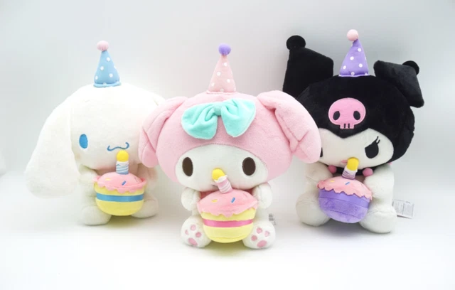 Sanrio Character Cinnamoroll Kuromi My Melody Heart Plush Doll 25cm Eur