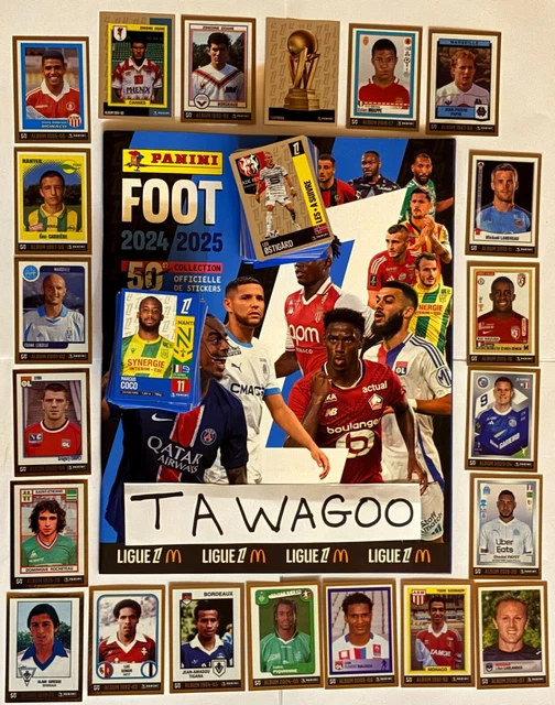 ALBUM PANINI FOOT 2025 + set 100% complet des 530 images dont les 20 ...