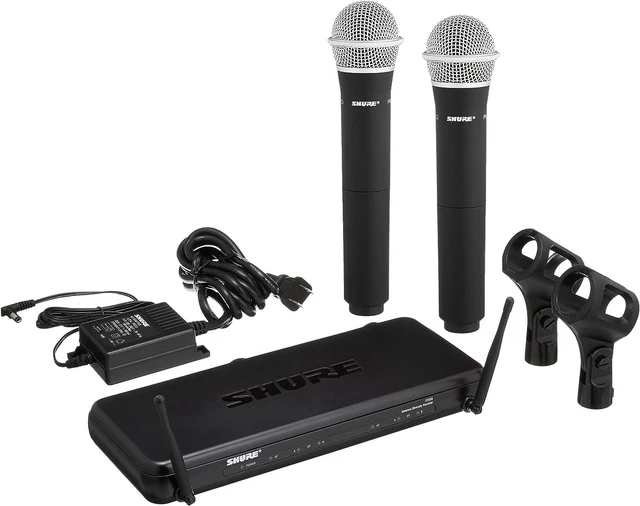 SHURE SVX288J/PG28-JB1 DUAL Vocal Wireless System Microphone Mic ...