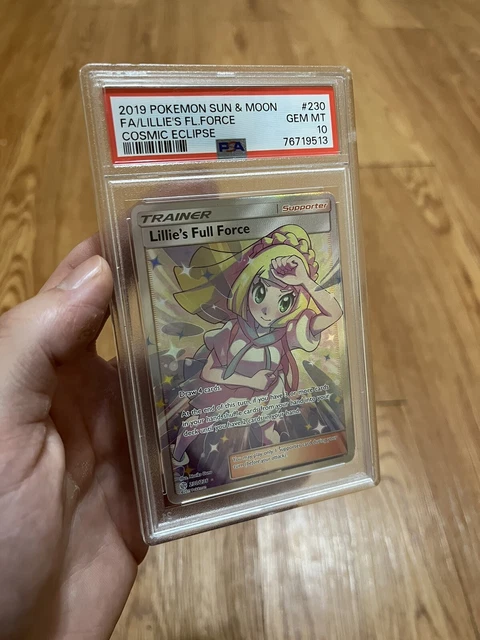 POKÉMON ECLIPSE COSMIQUE Lillie's Full Force PSA 10 GEM MT EUR 350,92 - PicClick FR