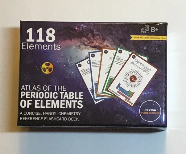 PERIODIC TABLE OF Elements Laminated Flashcard Science kit Quick ...