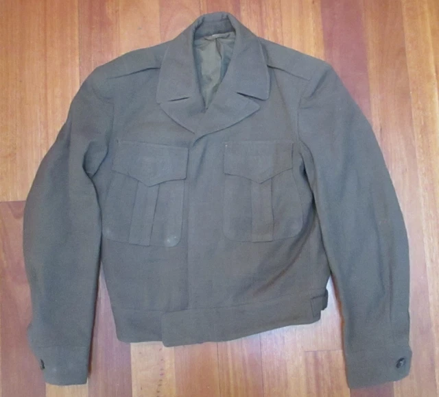 1946 DATED POST WW2 Vintage US ARMY EISENHOWER IKE JACKET UNIFORM Size ...