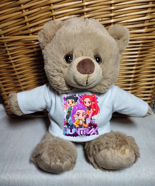 HANDMADE KPOP DEMON Hunters inspired soft toy,cuddly Teddy bear 28 cm £ ...