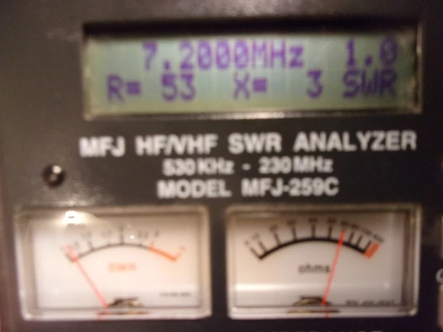 MFJ MFJ-259C HF/VHF 530KHz-230MHz SWR Antenna Analyzer $79.99 - PicClick