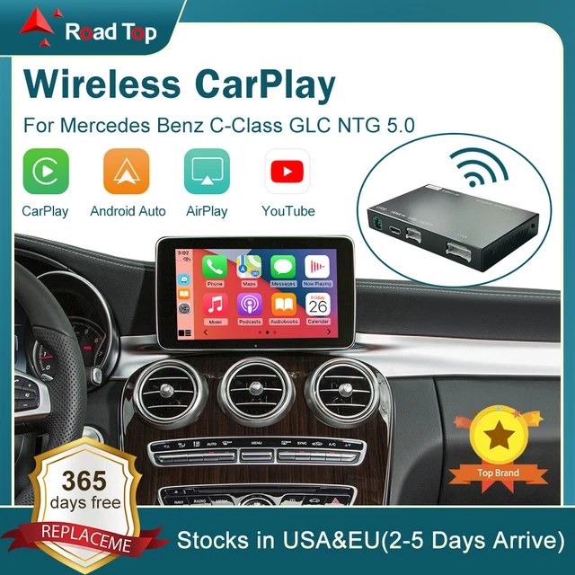 WIRELESS CARPLAY ANDROID Auto Decoder for Mercedes Benz C Class W205 ...