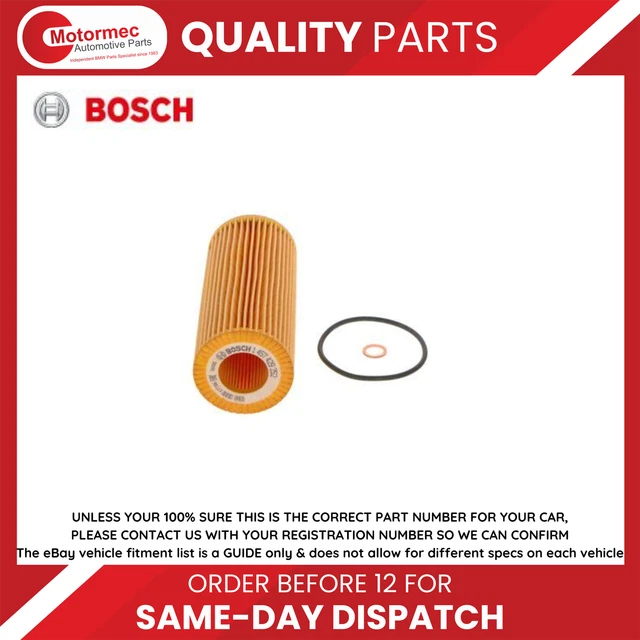 BOSCH OIL FILTER BMW for E60 E61 525d,530d,535d 11427788460 £11.98 ...