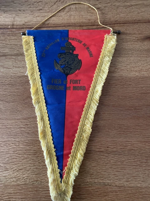 FANION MILITAIRE 23E Bataillon Infanterie De Marine EUR 12,50 - PicClick FR