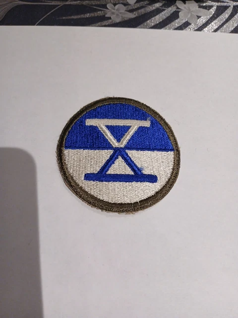 PATCH ARMÉE US 10th ARMY CORPS ww2 ORIGINAL EUR 8,00 - PicClick FR