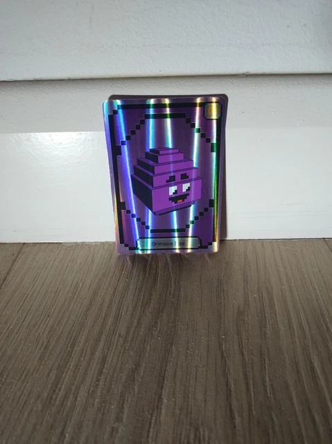 MCDONALD’S MINECRAFT MOVIE Meal 2025 - Grimace Egg - Holo Card Rare £11 ...