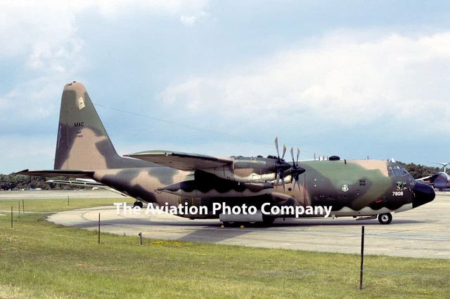 US AIR FORCE 314 TAW Lockheed C-130E Hercules 63-7808 (1980) Photograph ...